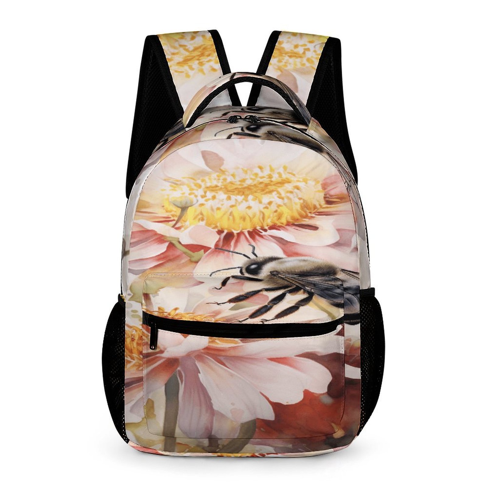 Honey Bees That Collect Nectar Backpack Large Capacity Travel Hiking ...