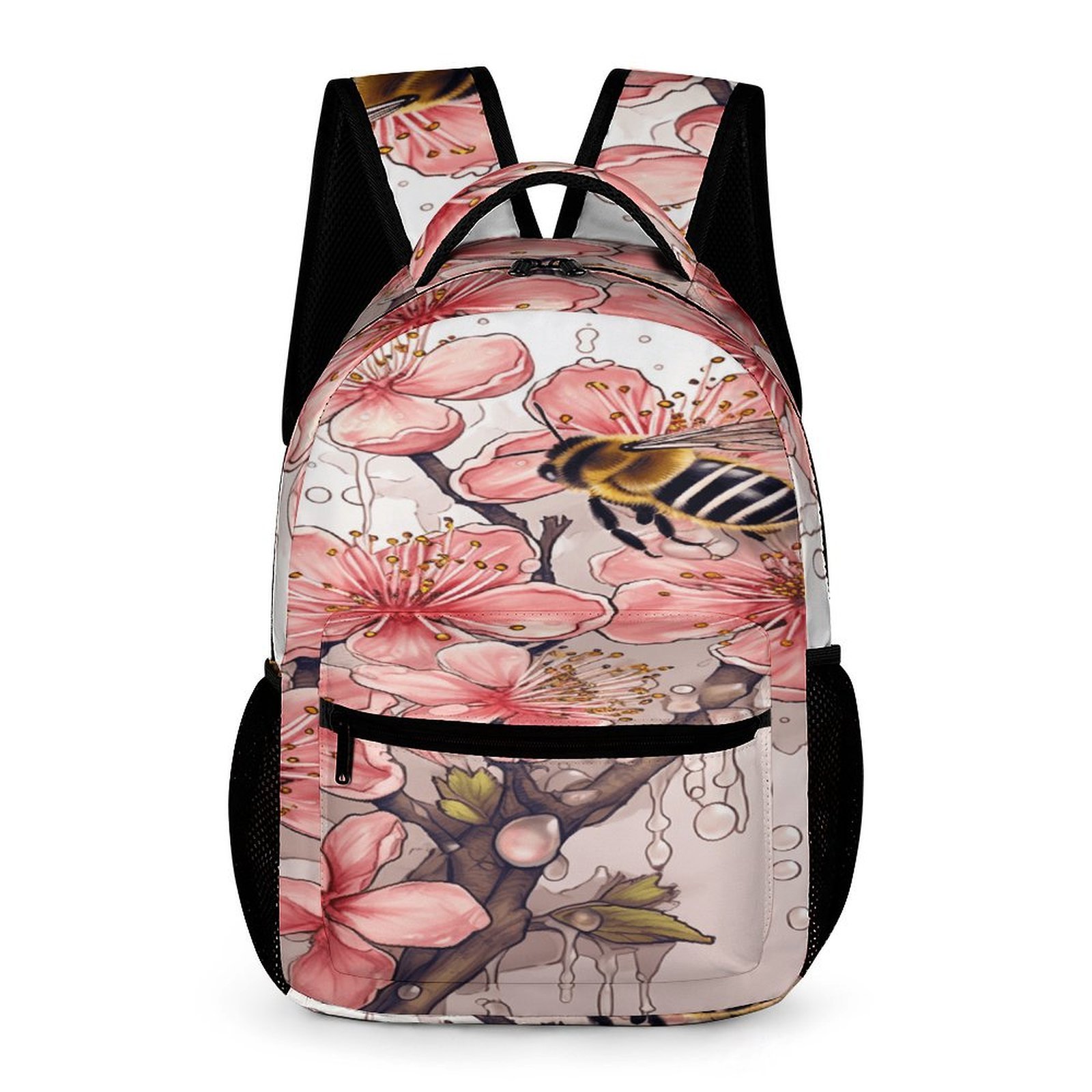 Honey Bees That Collect Nectar Backpacks School Bag Lightweight Student ...