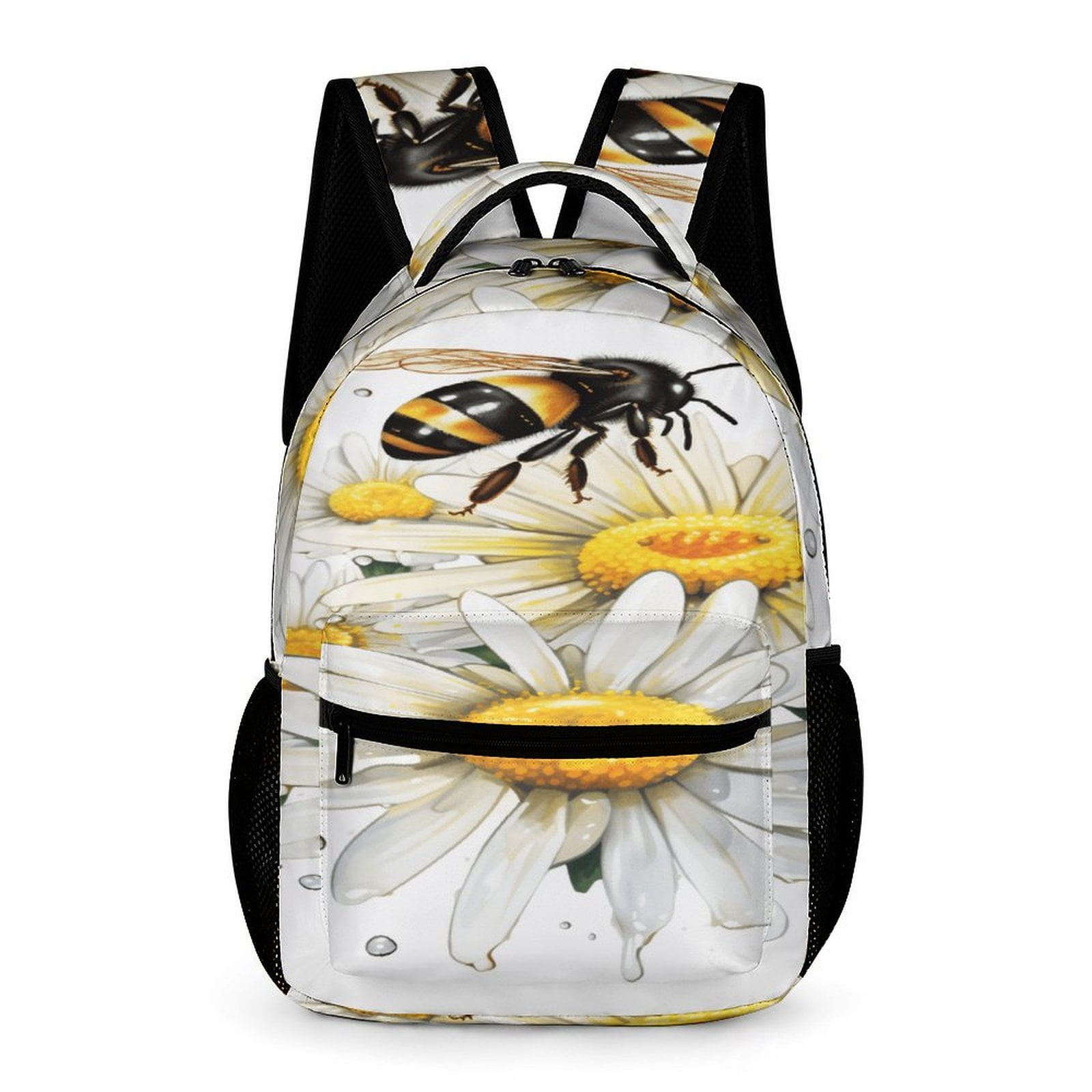 Honey Bees That Collect Nectar Backpacks Travel Bag Casual Laptop ...