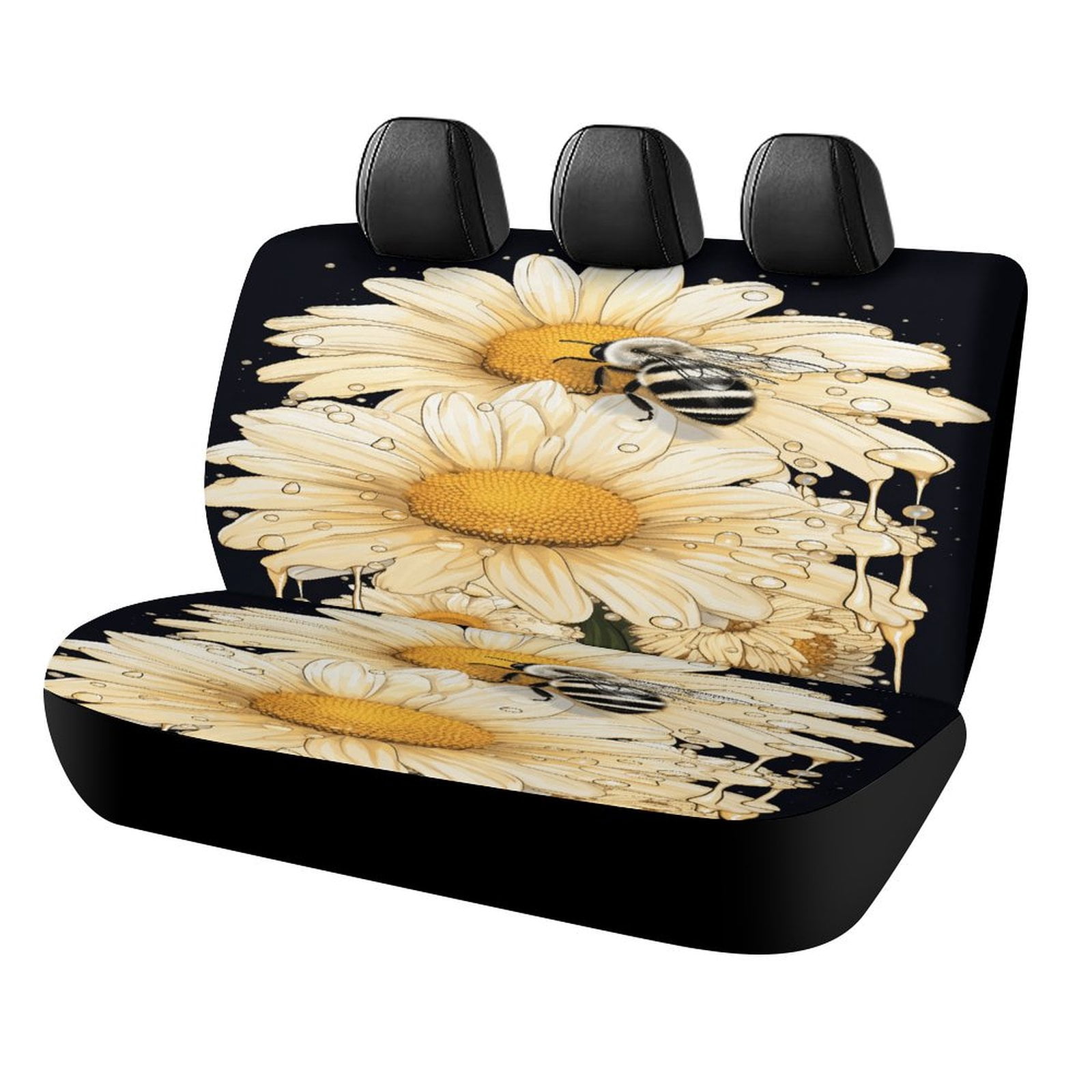 Honey Bees That Collect Nectar Car Back Seat Pad Useful Stain Resistant ...