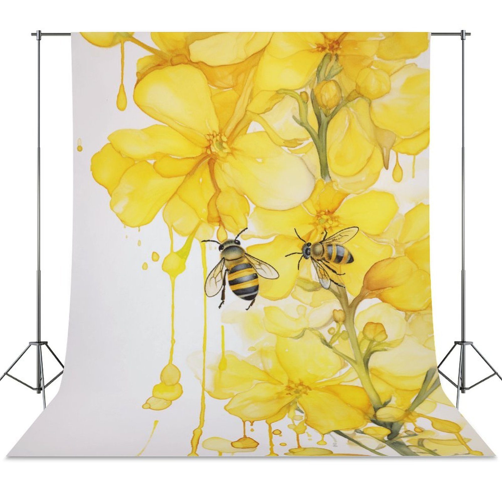 Honey Bees That Collect Nectar Decorations BackdropPortrait Photography ...