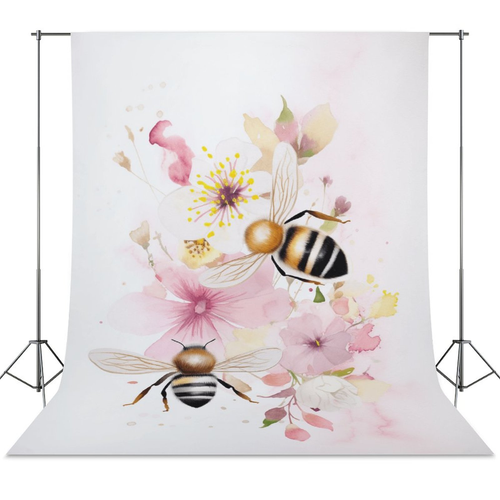 Honey Bees That Collect Nectar Decorations BackdropPortrait Photography ...