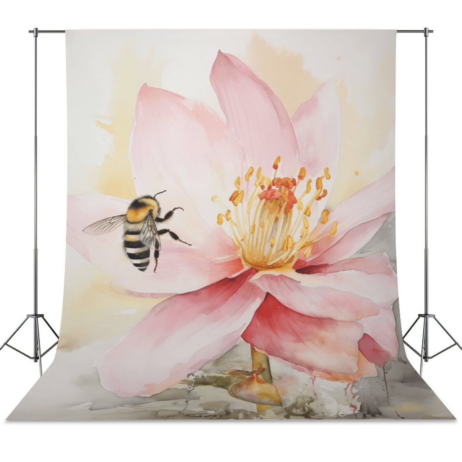 Honey Bees That Collect Nectar Decorations BackdropPortrait Photography ...