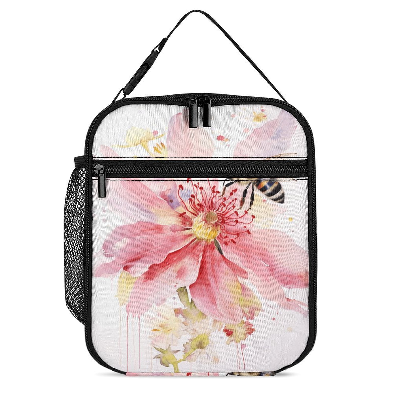 Honey Bees That Collect Nectar Lunch Bag Insulated Meal Bag Reusable ...