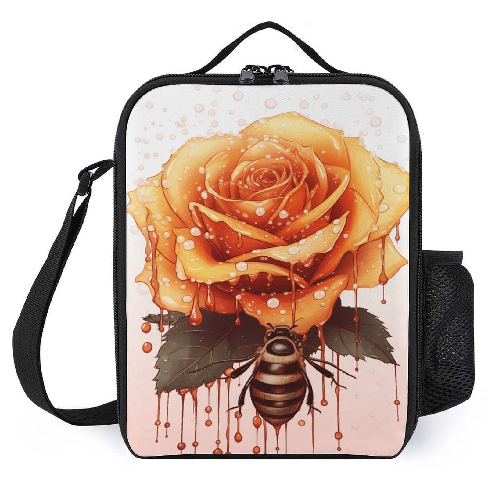 Honey Bees That Collect Nectar Lunch Bags Lunch Container Cooler Bag ...