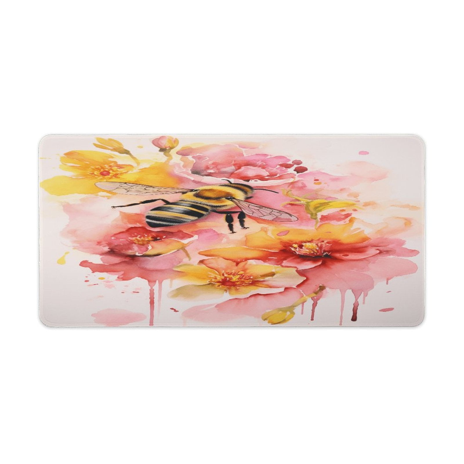 Honey Bees That Collect Nectar Mouse Pad Large Anti-Slip Rubber Gaming ...