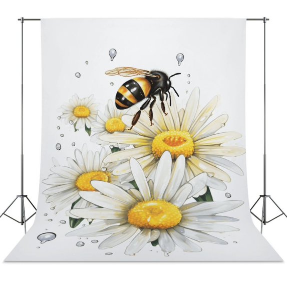 Honey Bees That Collect Nectar Party Backdrop Birthday Decoration ...
