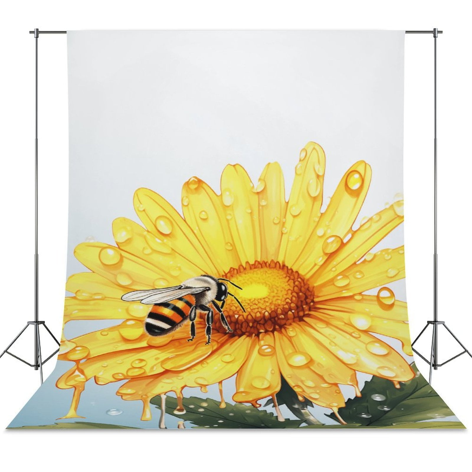Honey Bees That Collect Nectar Party Backdrop Birthday Decoration ...