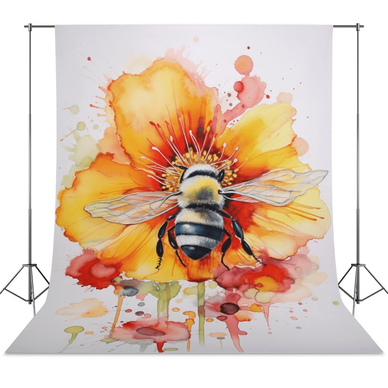 Honey Bees That Collect Nectar Photography Backdrops Adult Photostudio ...