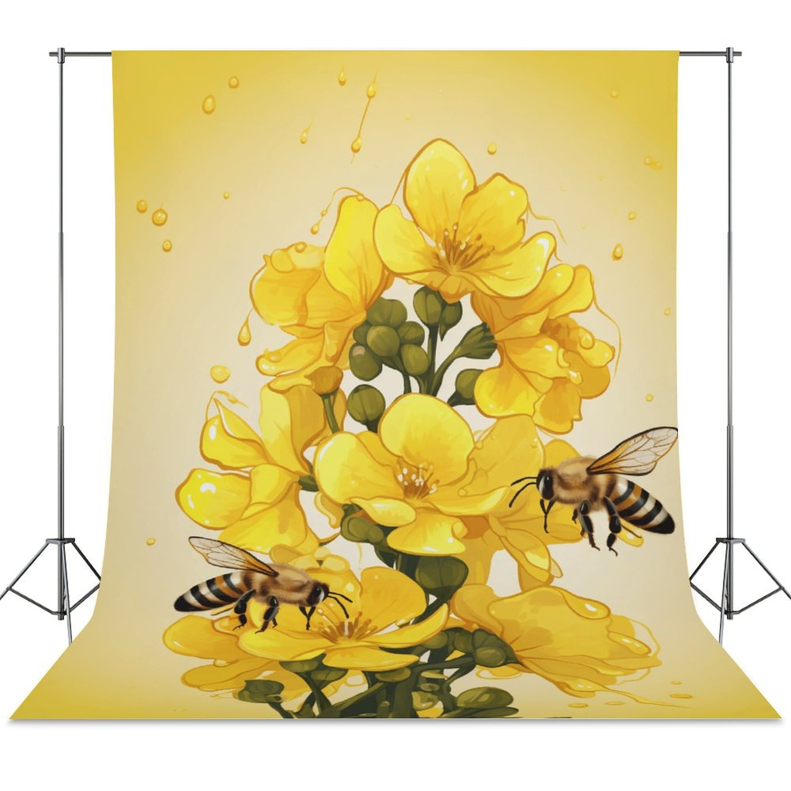 Honey Bees That Collect Nectar Photography Backdrops Adult Photostudio ...