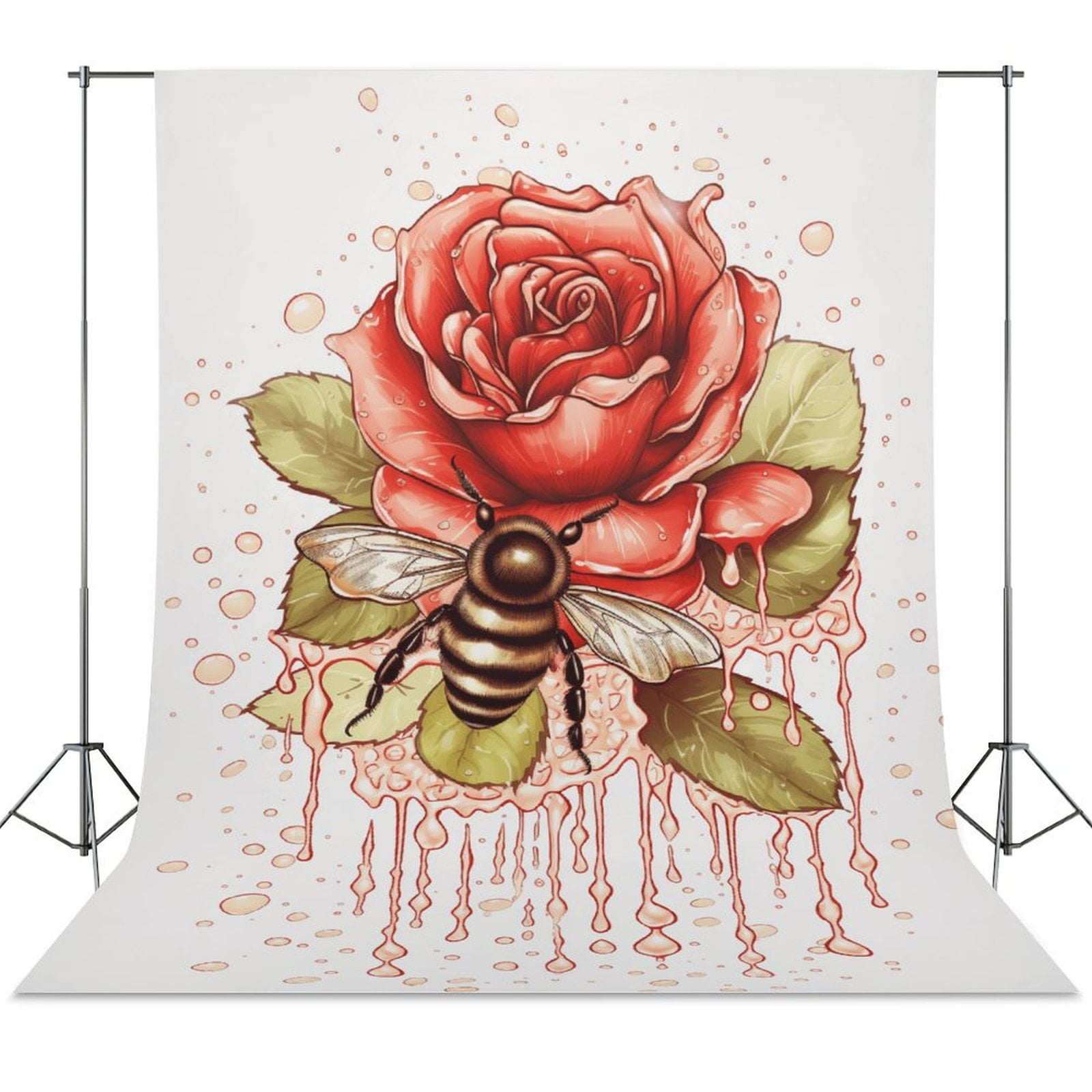 Honey Bees That Collect Nectar Photography Backdrops Adult Photostudio ...