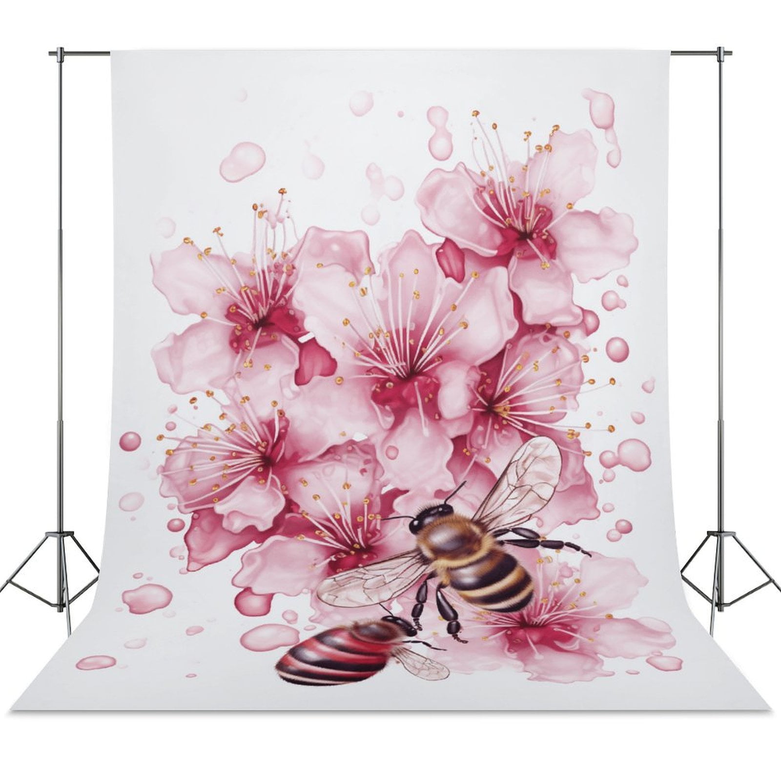 Honey Bees That Collect Nectar Photography Backdrops Adult Photostudio ...