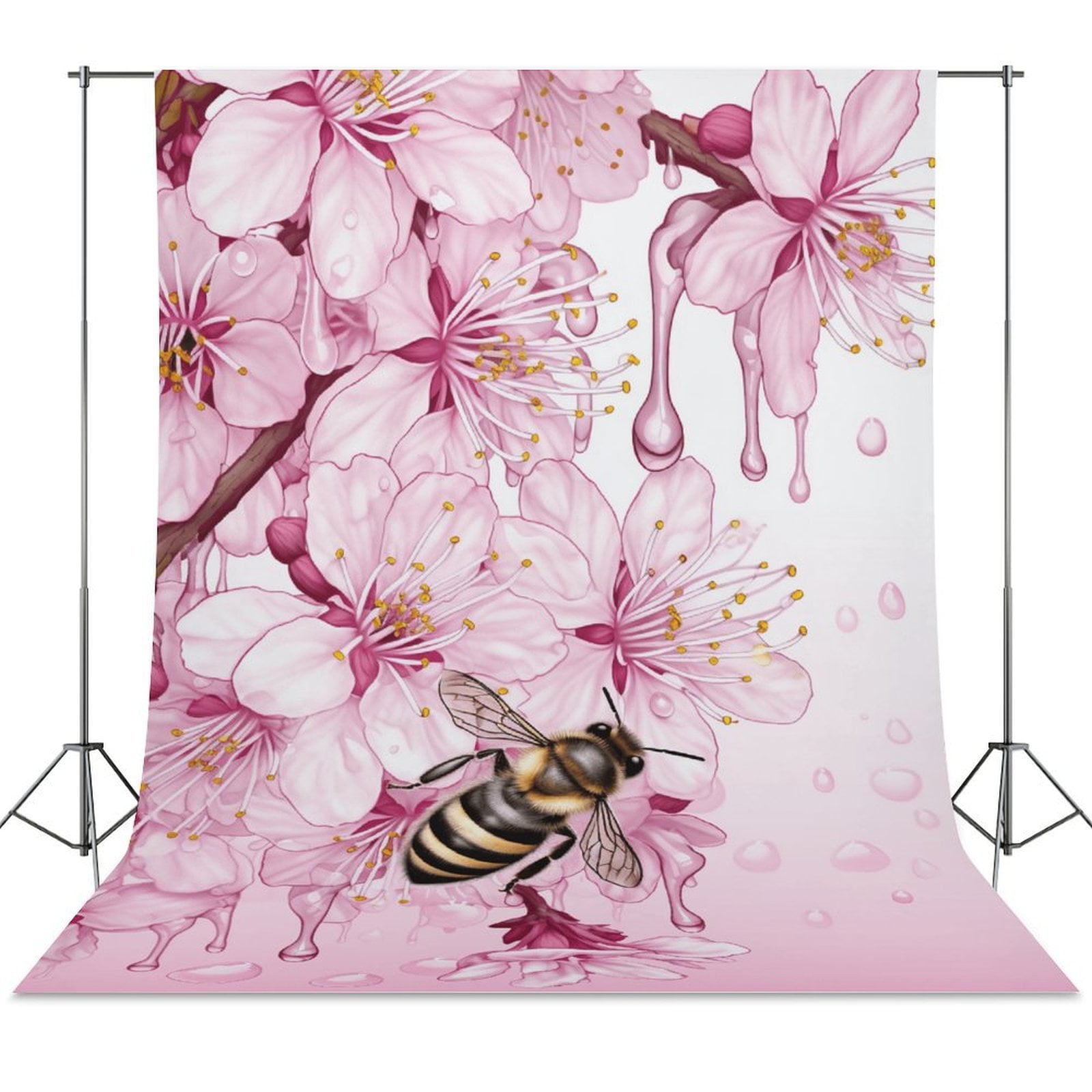 Honey Bees That Collect Nectar Photography Backdrops Adult Photostudio ...