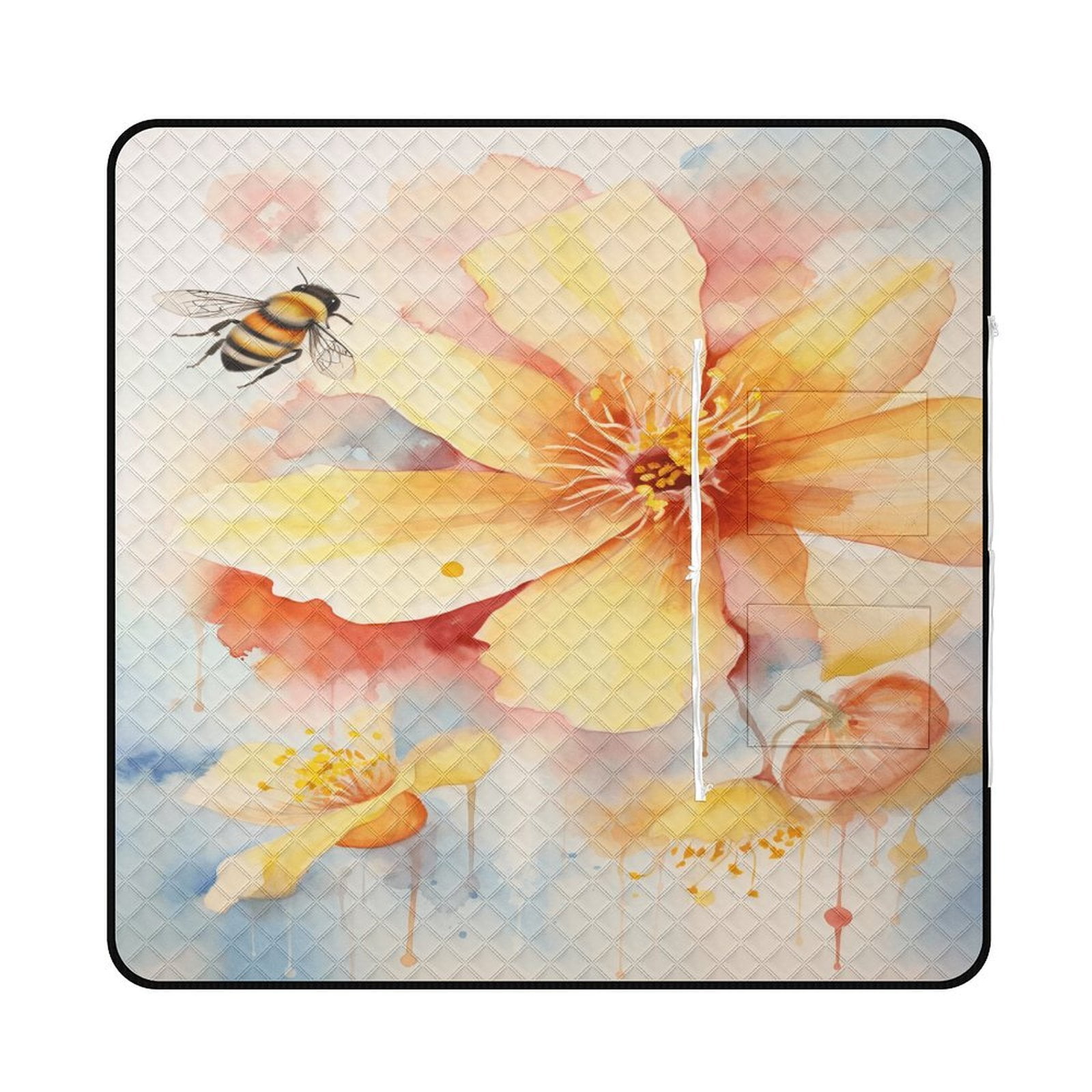 Honey Bees That Collect Nectar Portable Waterproof Outdoor Picnic Mat ...