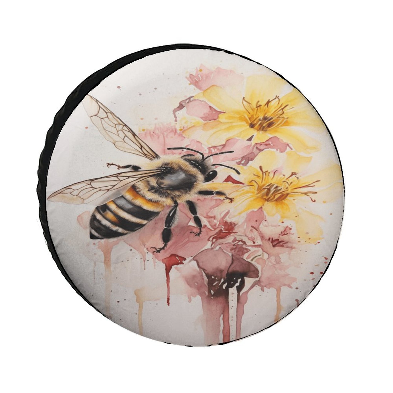 Honey Bees That Collect Nectar Spare Tire Cover Universal Waterproof ...