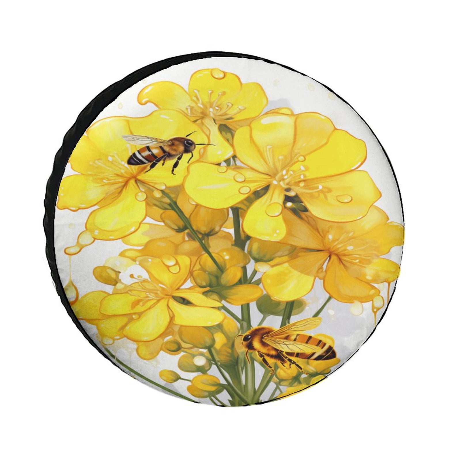 Honey Bees That Collect Nectar Spare Tire Cover Universal Waterproof ...