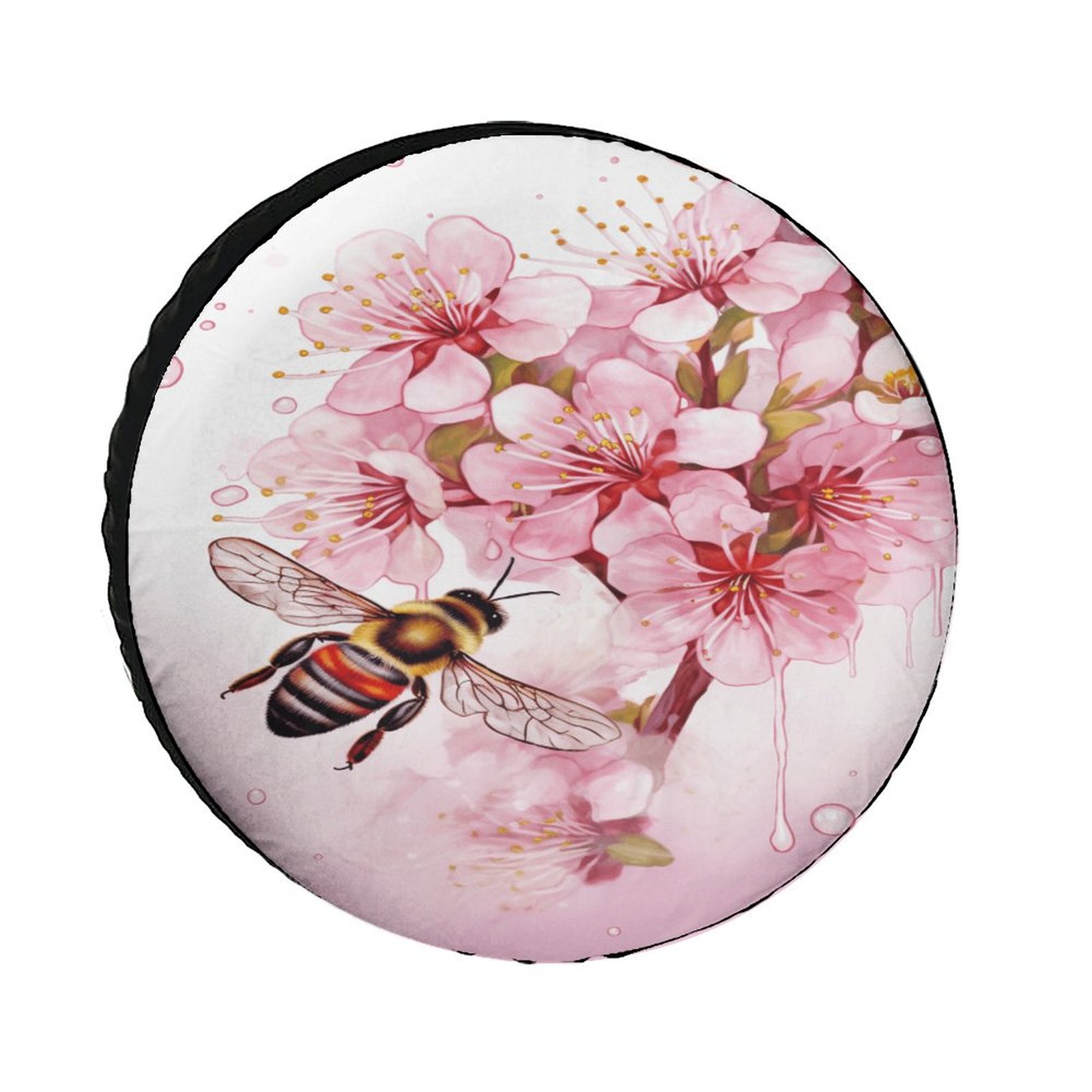 Honey Bees That Collect Nectar Spare Tire Cover Universal Waterproof ...