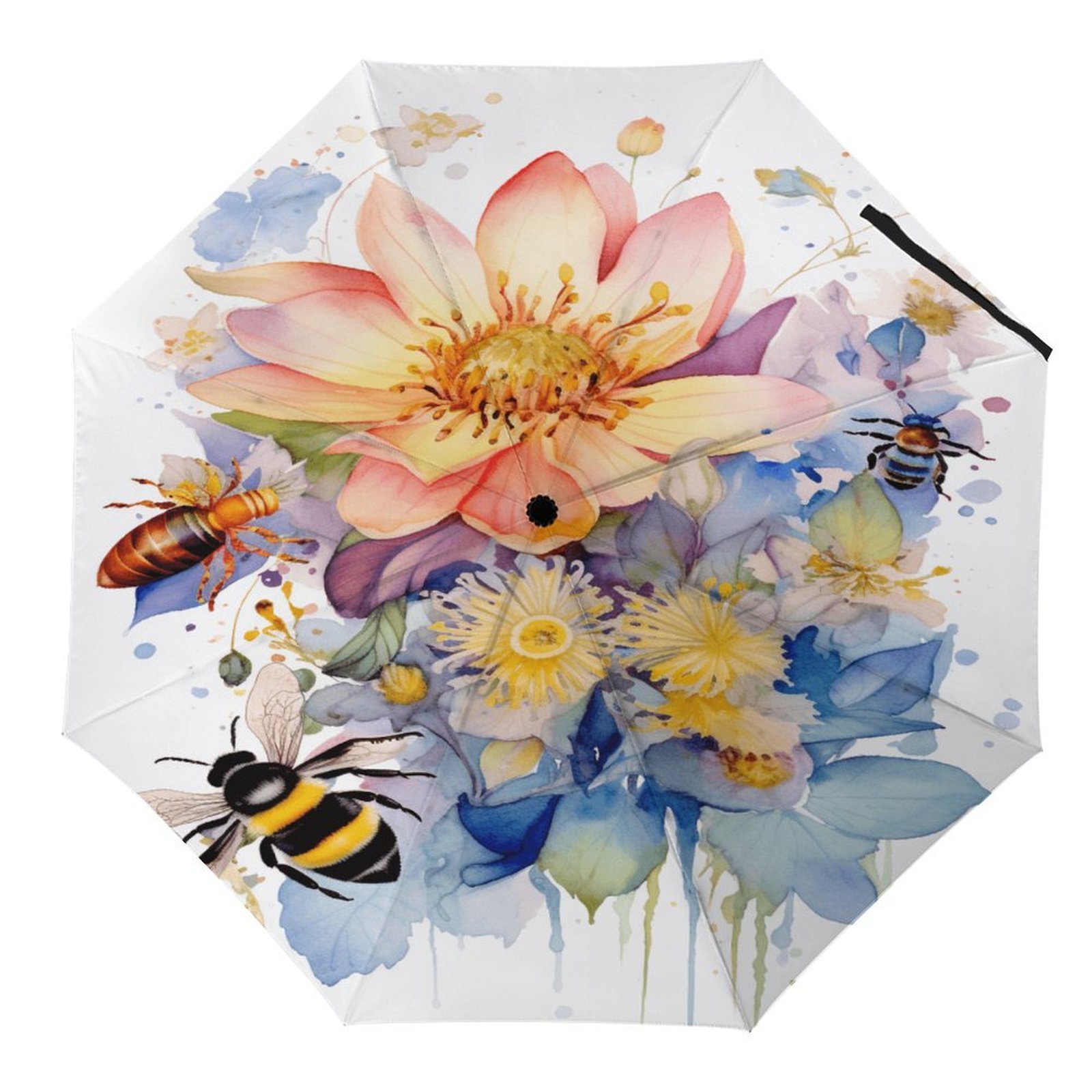Honey Bees That Collect Nectar Sunscreen Parasol Outdoor Convinient ...