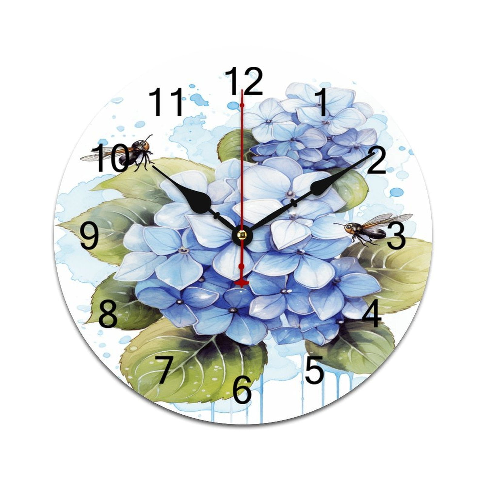Honey Bees That Collect Nectar Time Decorative Wall Clocks Round Large ...