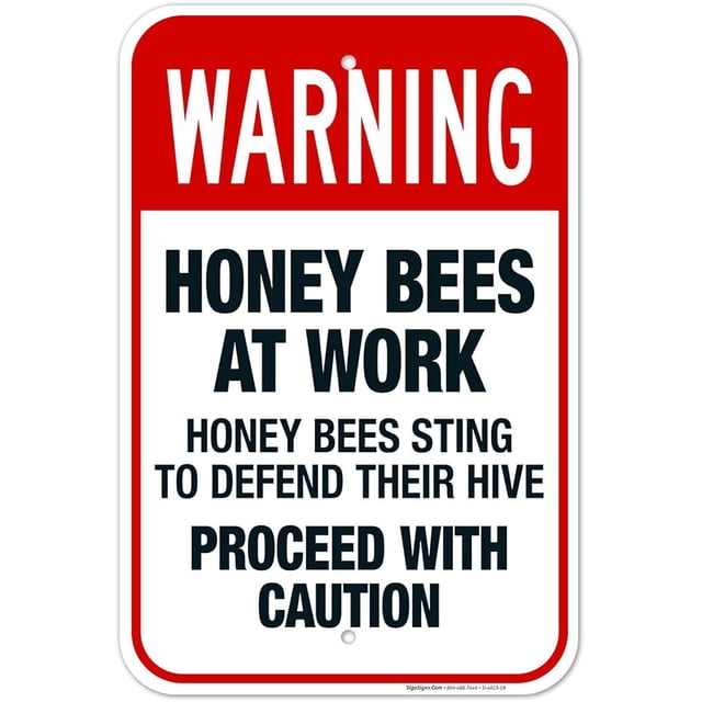 Honey Bees at Work Honey Bees Sting to Defend Their Hive Proceed ...