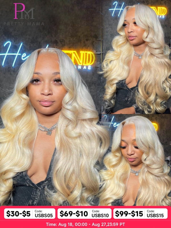 Honey Blonde 13x4 13x6 360 Transparent 613 HD Lace Frontal Wig ...