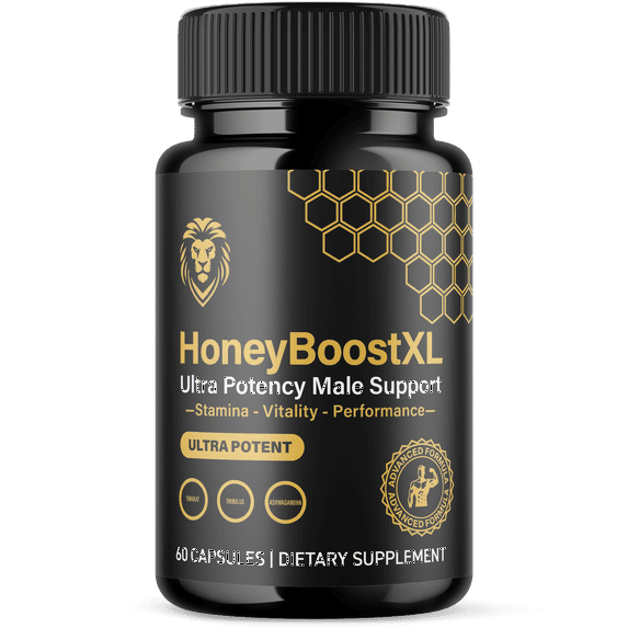 Honey Boost XL Advanced Formula Pills All Natural Vitamin Supplement 60 ...
