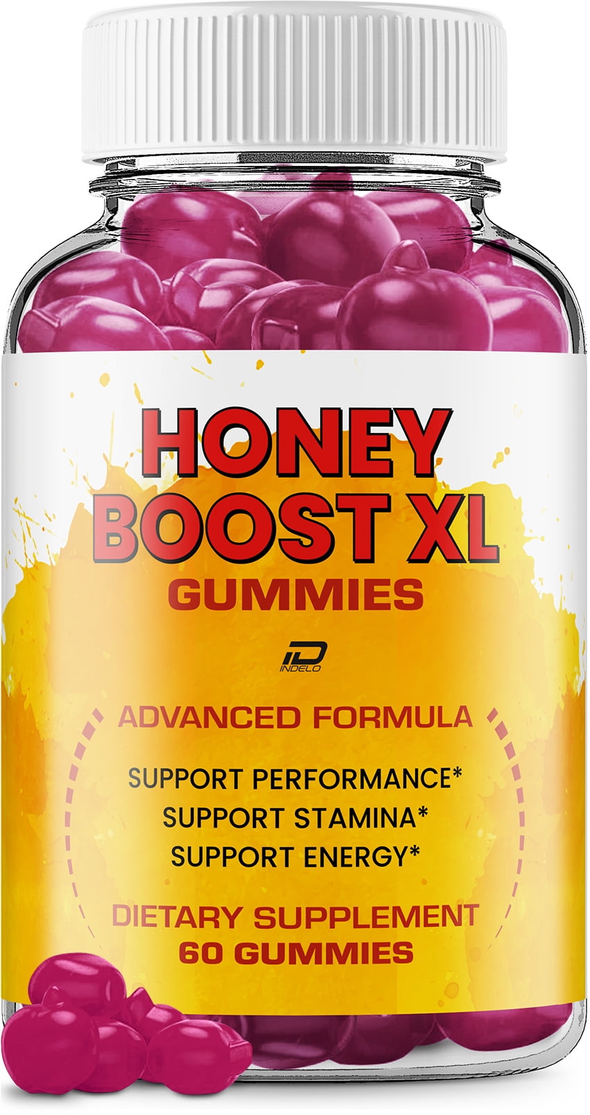 Honey Boost XL Gummy – Advance Formula Natural Blend Dietary Supplement ...