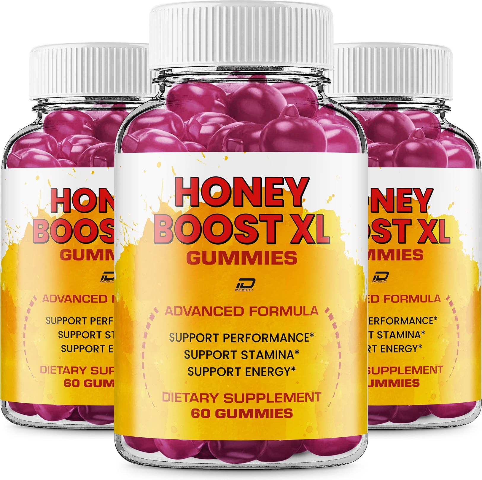 Honey Boost XL Gummy – Advance Formula Natural Blend Dietary Supplement ...