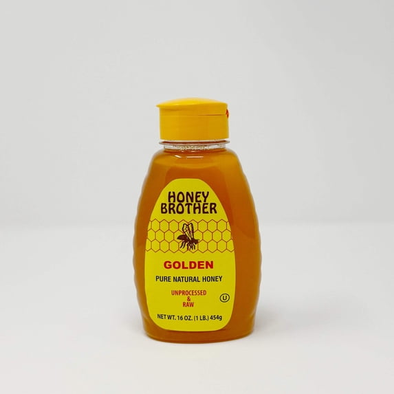 Honey Brother Golden Pure Natural Honey - Walmart.com