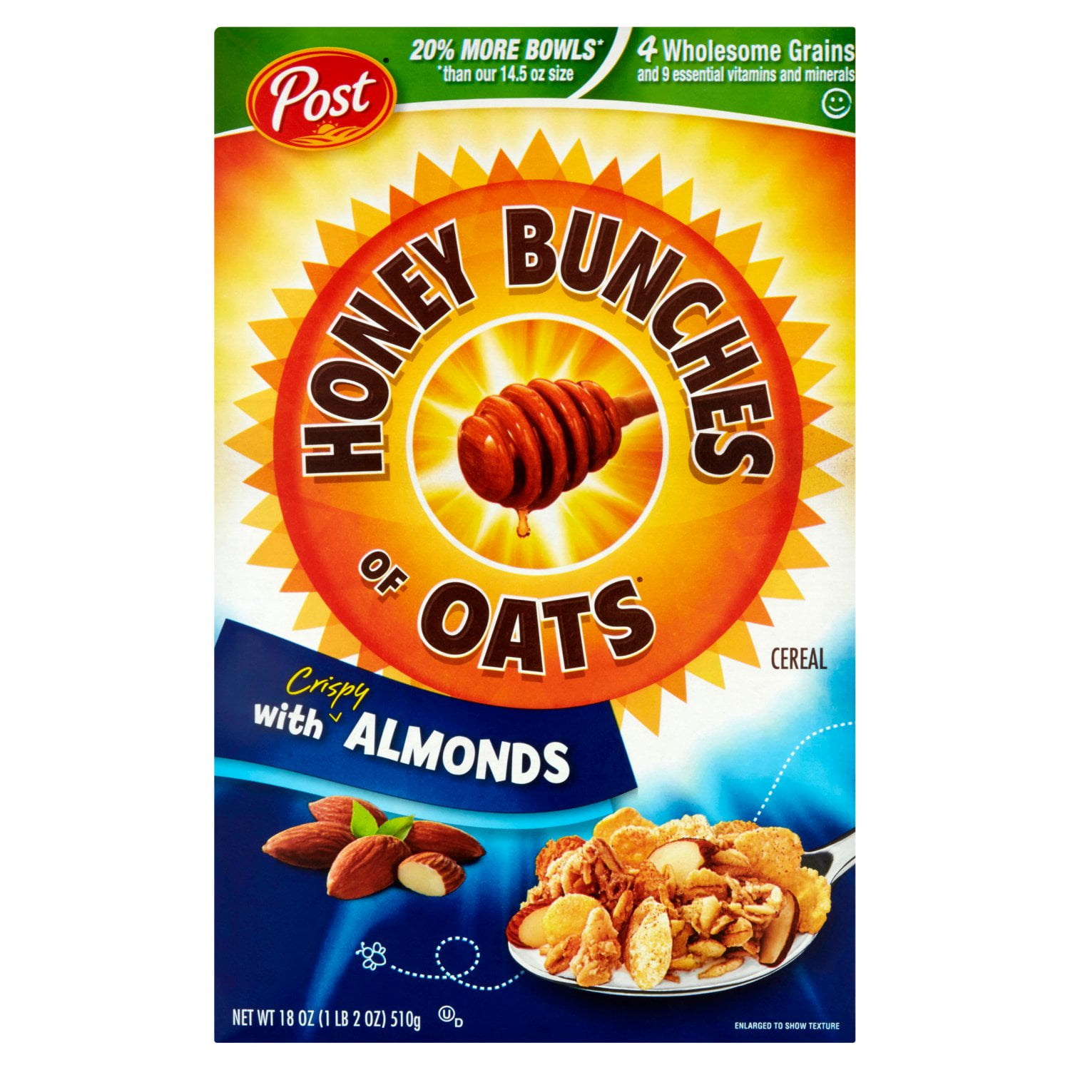 Honey Bunches Of Oats Cereal With Crispy Almonds - Walmart.com