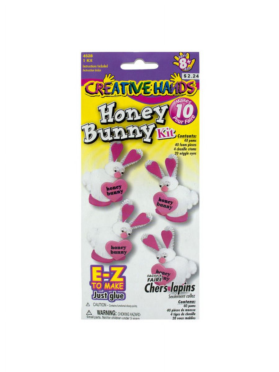 Honey Bunny Craft Kit, 25 Count - Walmart.com