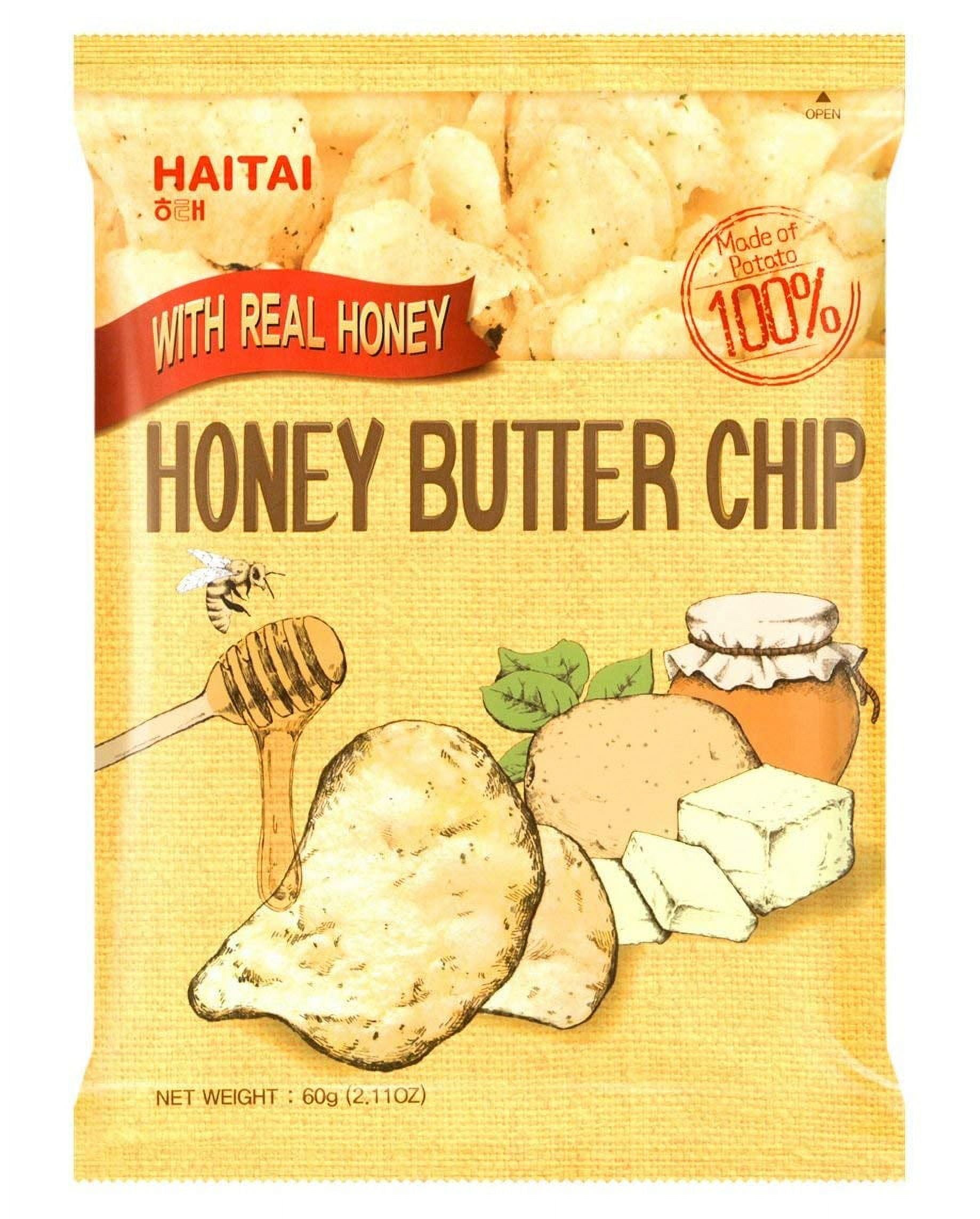 Honey Butter Chip - Korean Crisp Potato Snack (60g) - Pack of 10 ...
