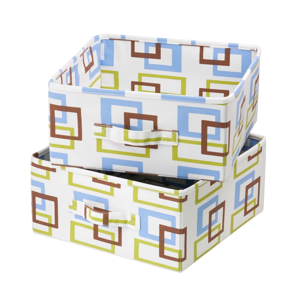 Honey Can Do 2 Pack Multi-Colored Storage Drawers- Multiple Colors ...
