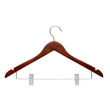 ACSTEP Heavy Duty Wooden Hangers for Suits, Jeans, Skirts, Pants, 12 ...