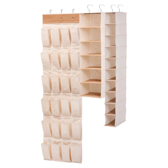 Honey Can Do Bamboo Closet Organizing Kit - Walmart.com