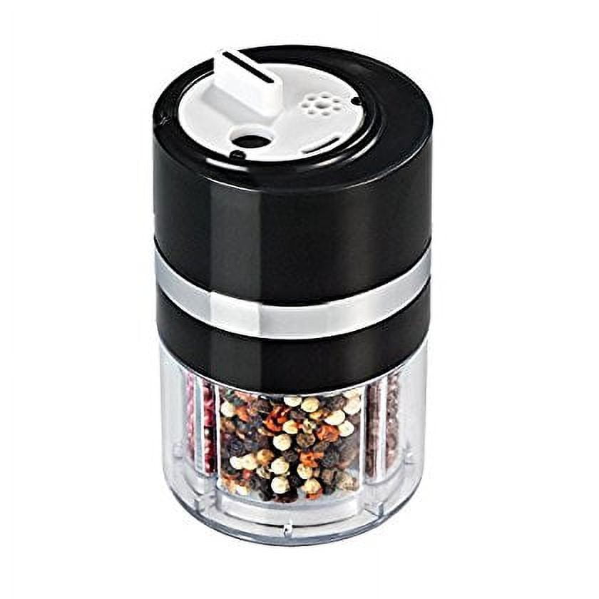 Honey Can Do Dial-A-Spice Pepper Spice Mills, Black/Chrome, 2-Pack ...