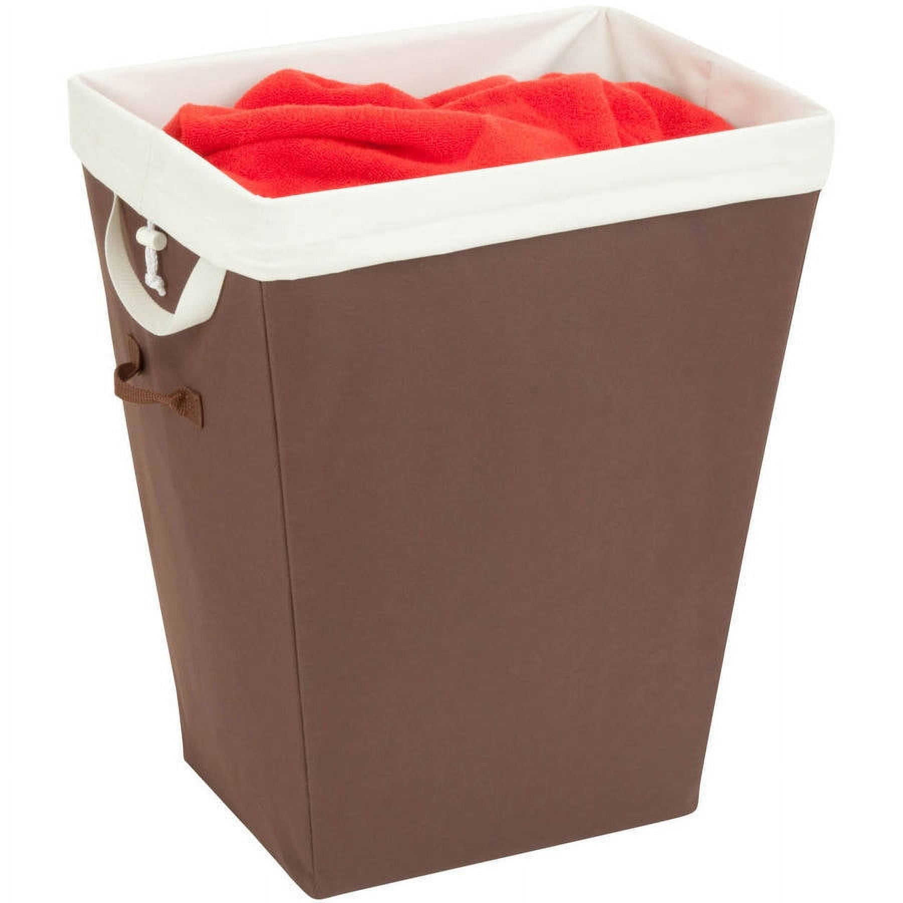 Honey Can Do Hamper with Removable Liner and Handles, Brown/Beige ...