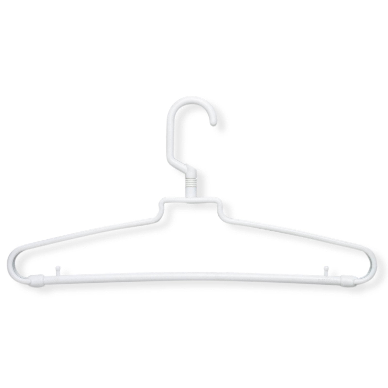 Honey-Can-Do Hotel-Style Hangers With Swivel Pegs, 8 1/4"H x 1/2"W x 15 ...