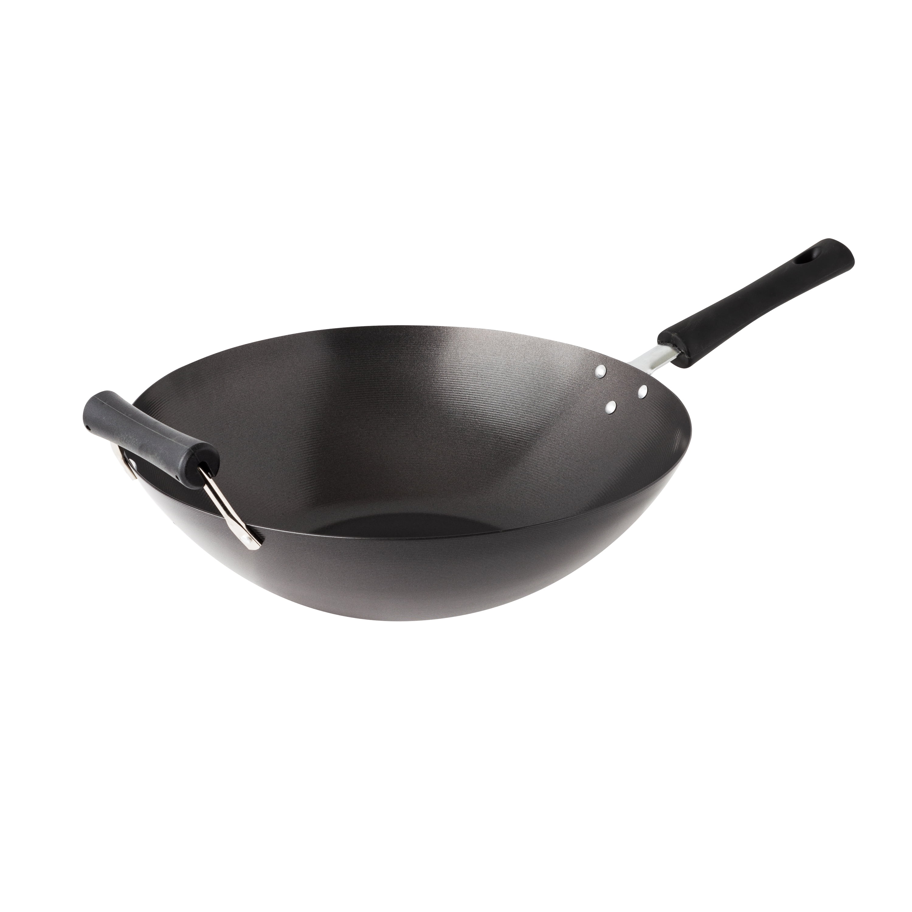 Honey Can Do Joyce Chen 14-Inch Carbon Steel Nonstick Wok with Bakelite ...