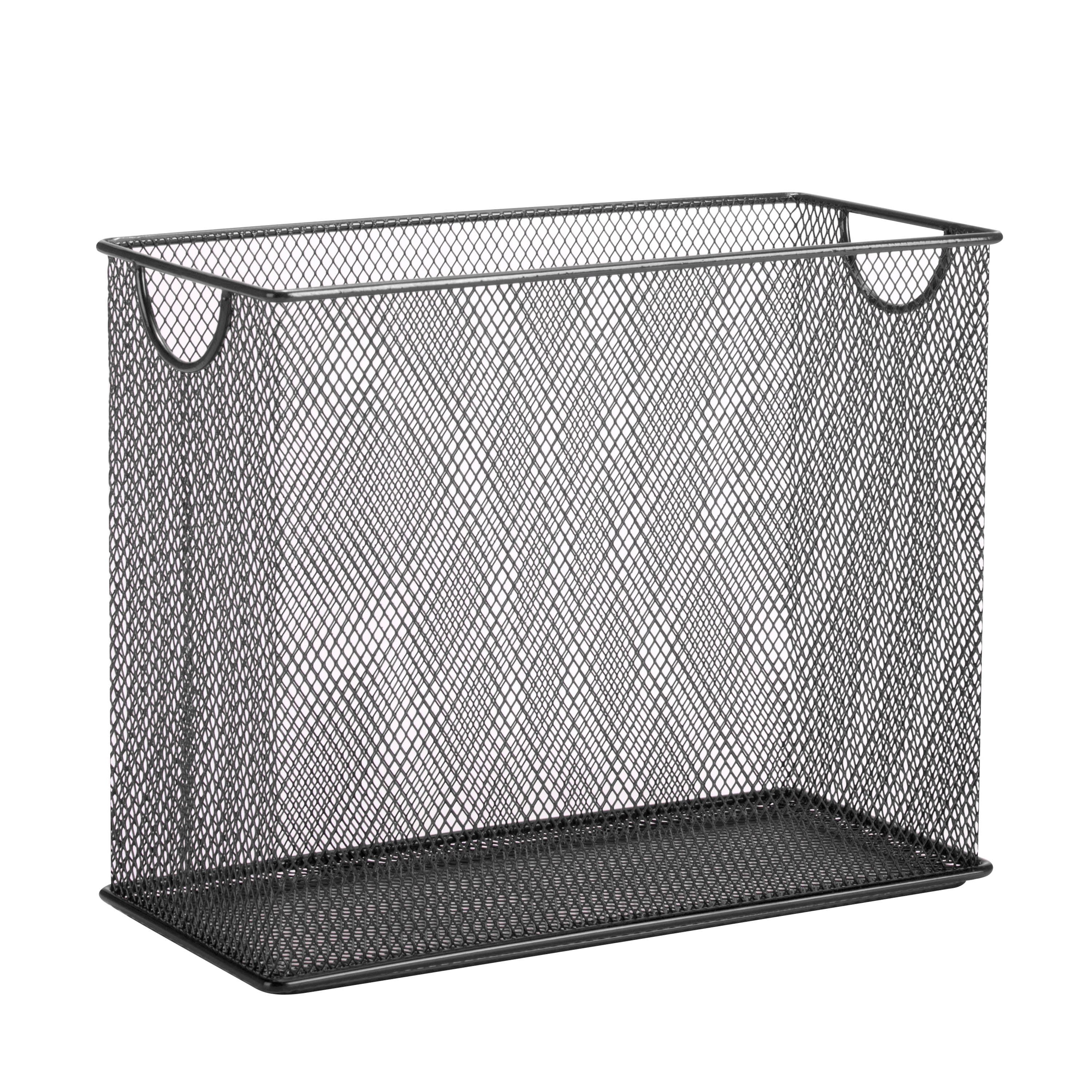 Honey-Can-Do Metal Mesh Tabletop File Holder, Black - Walmart.com