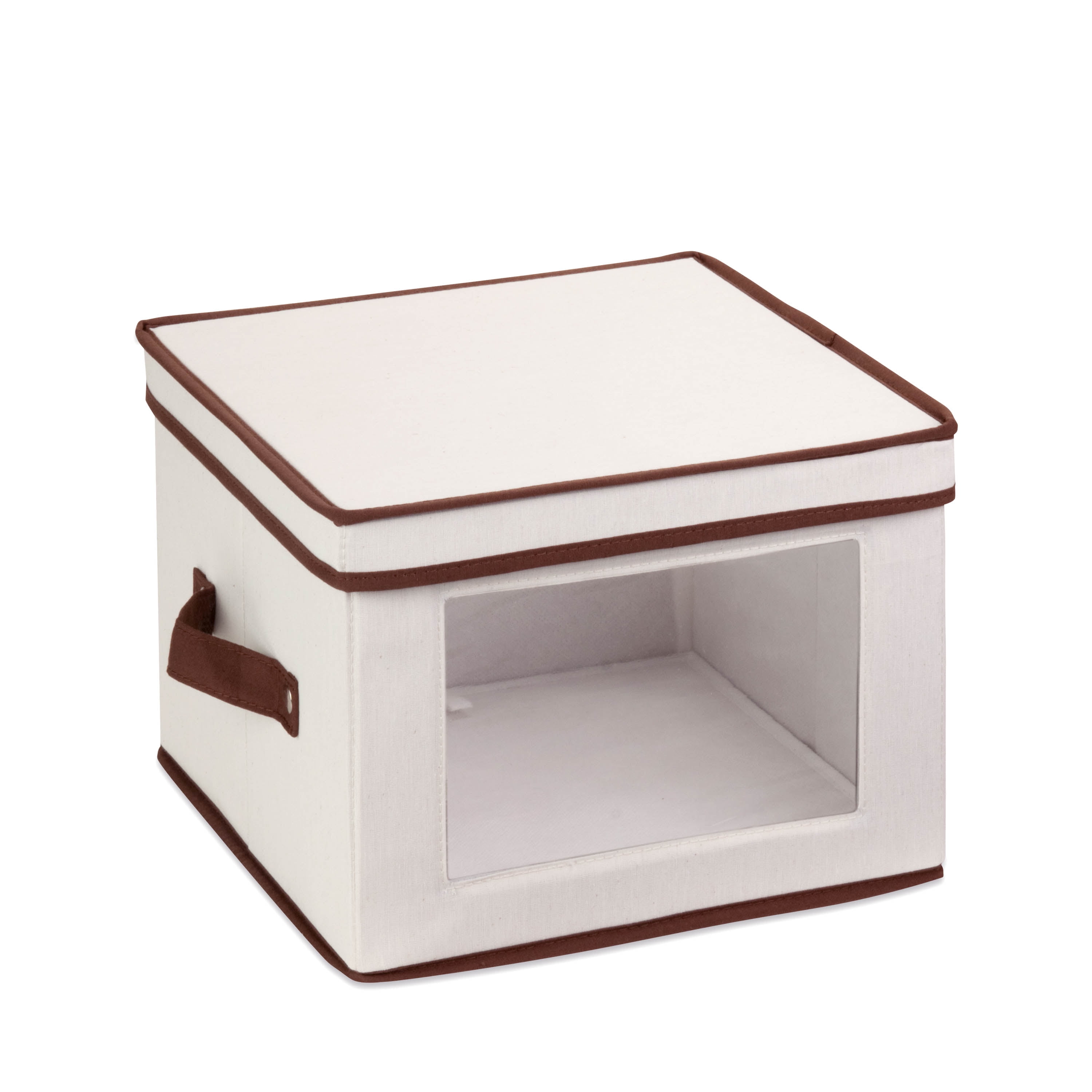 Honey Can Do Natural Canvas Small Window Storage Box - Walmart.com