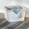 Honey Can Do Paper Rope And Steel Large Storage Basket With Liner