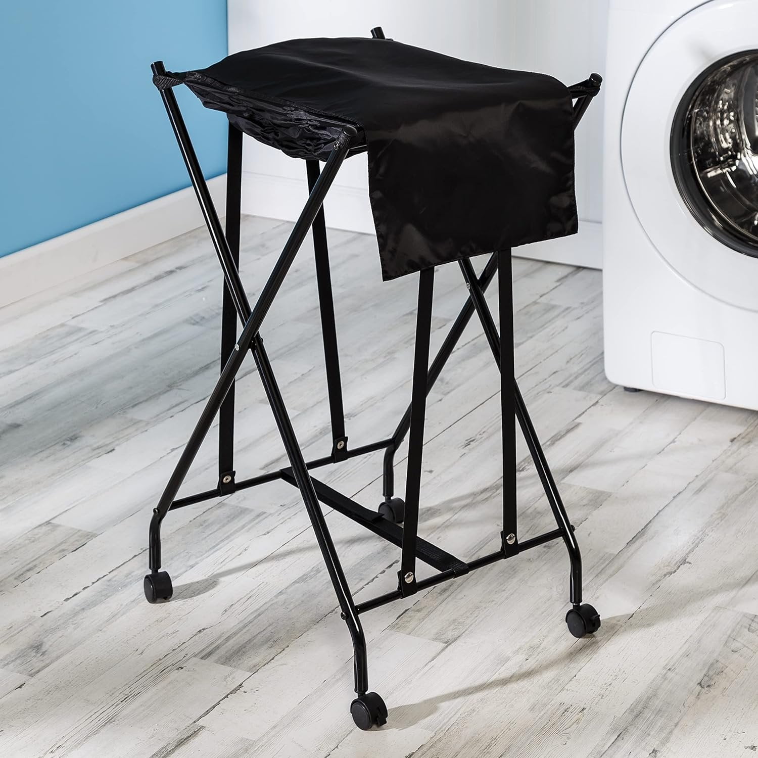 Honey-Can-Do Single Bounce Back Hamper - No Bend Laundry Basket on ...