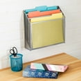 Honey-Can-Do Steel Mesh 3-Pocket Vertical File Sorter, Silver - Walmart.com