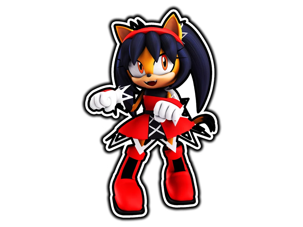Honey The Cat Sticker Sonic & Friends Sticker Cartoon Sticker, Phone ...