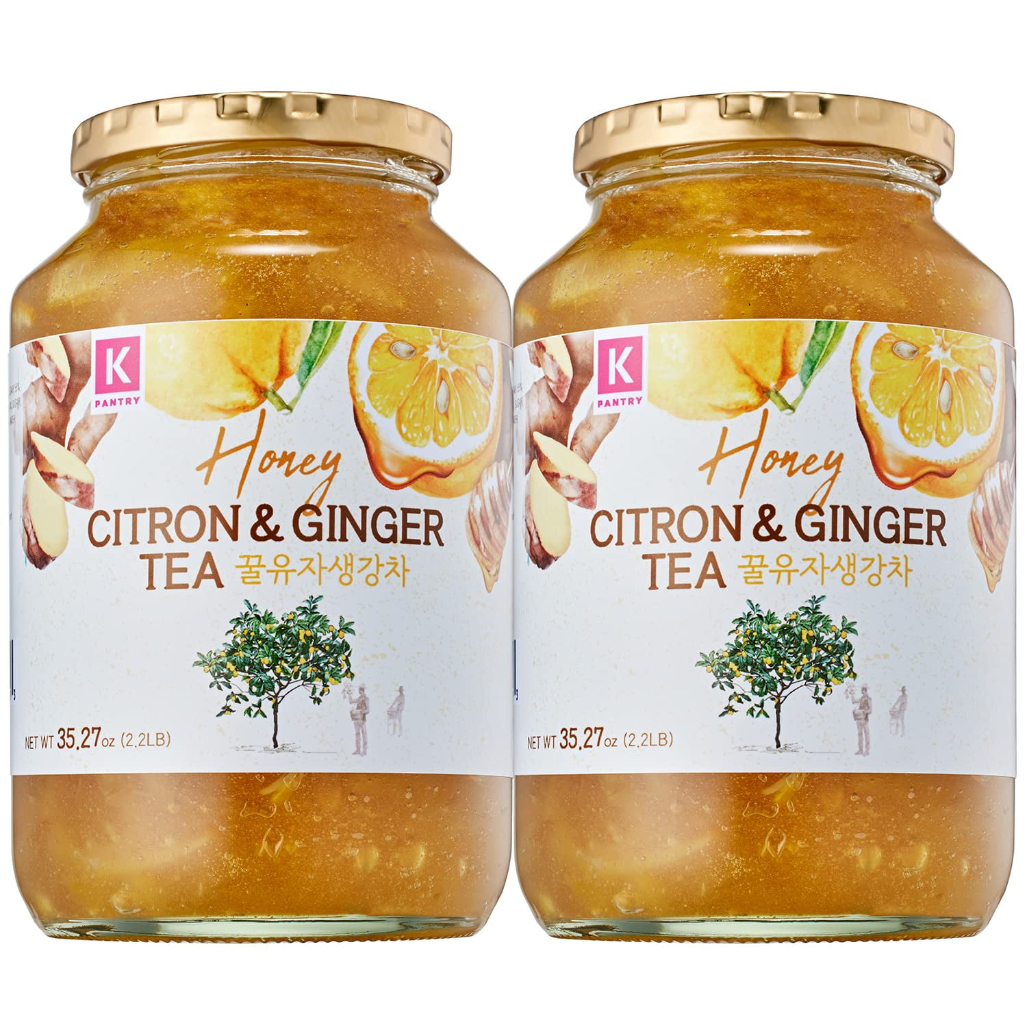 Honey Citron & Ginger Tea - Korean Marmalade with Chemical-free and ...