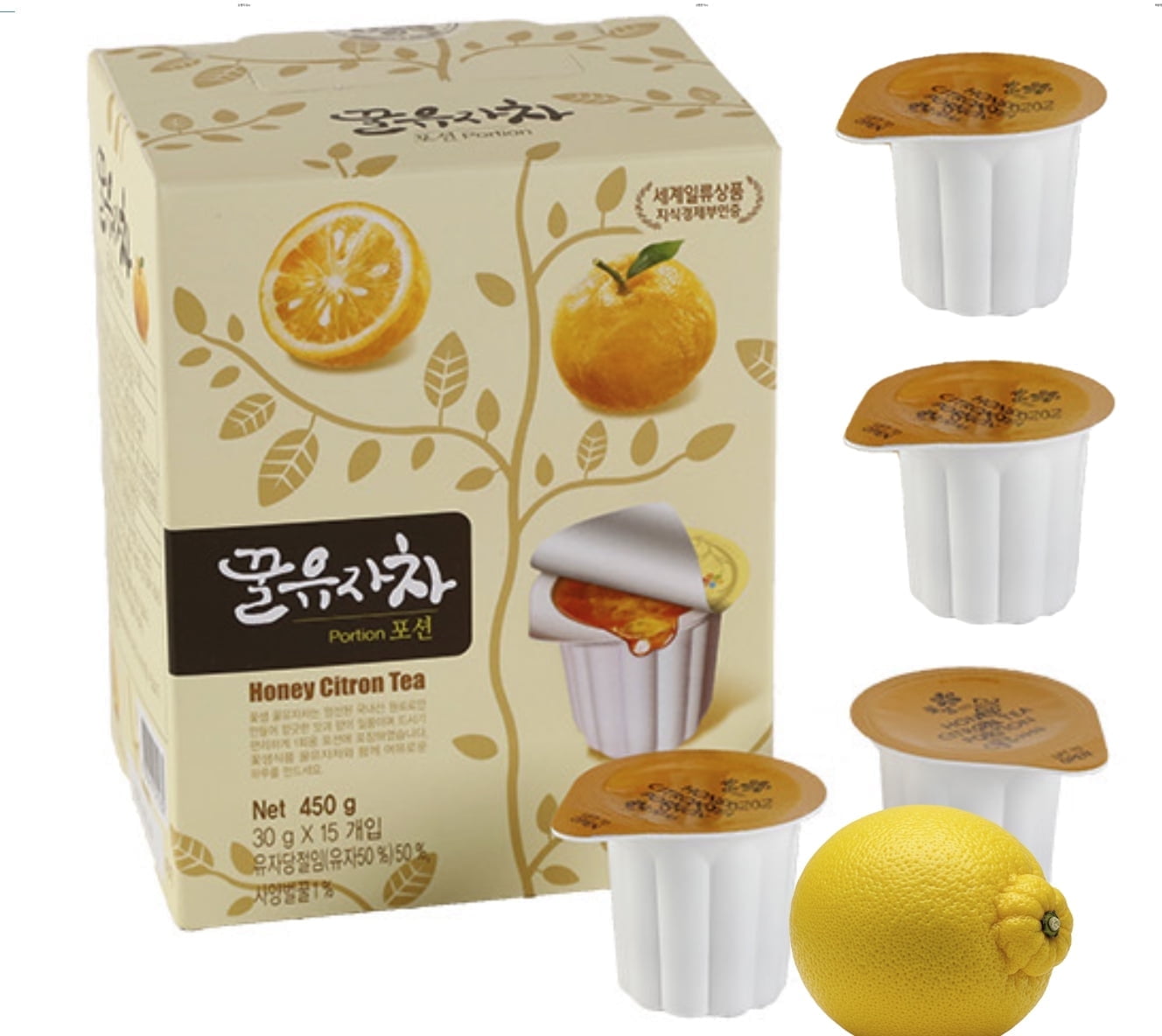 Honey Citron Tea Portion Cups Individual Capsule Just Add Hot Water ...