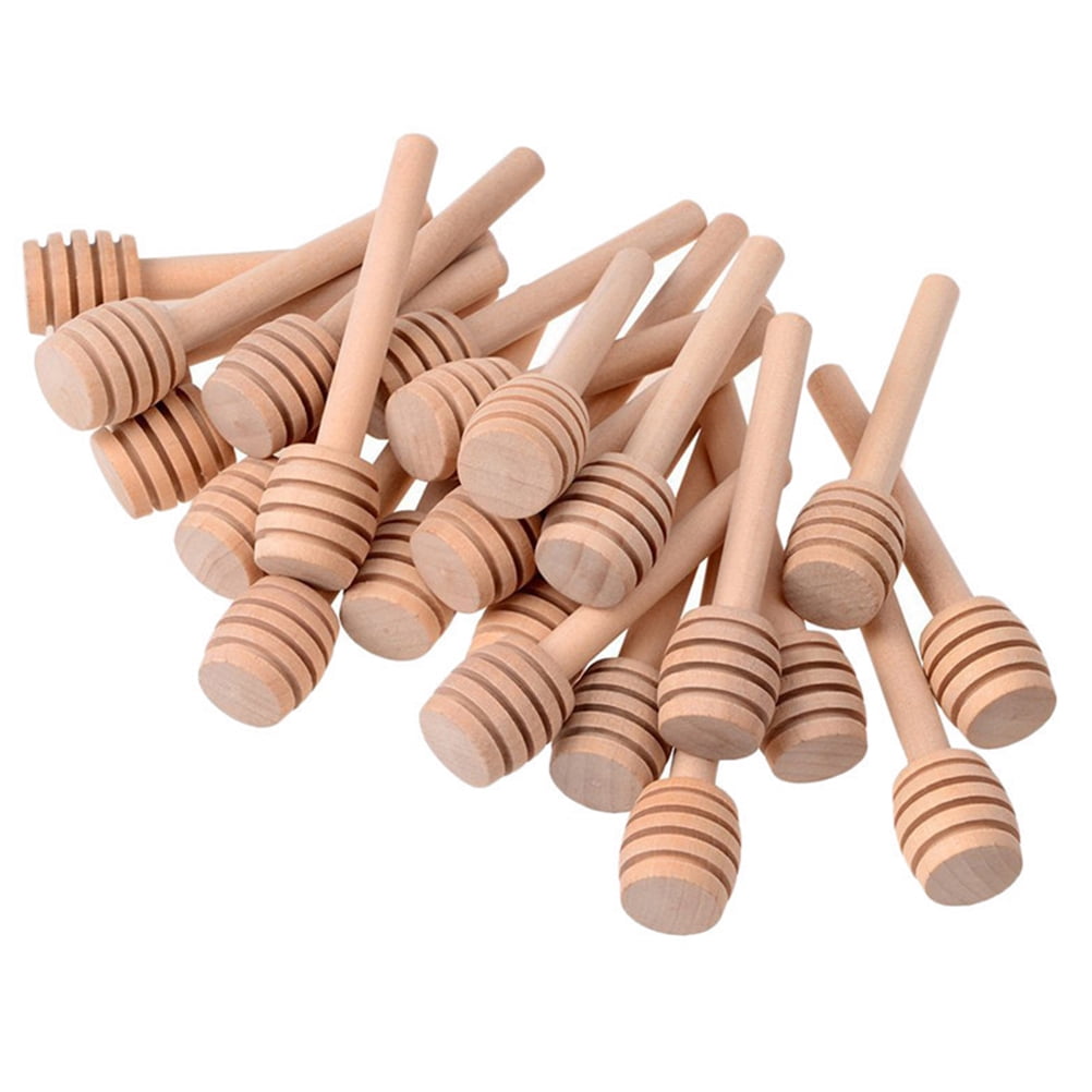 Honey Dipper Mini Sticks Wooden Stick Honeycomb Spoonstirrer Stirrers ...