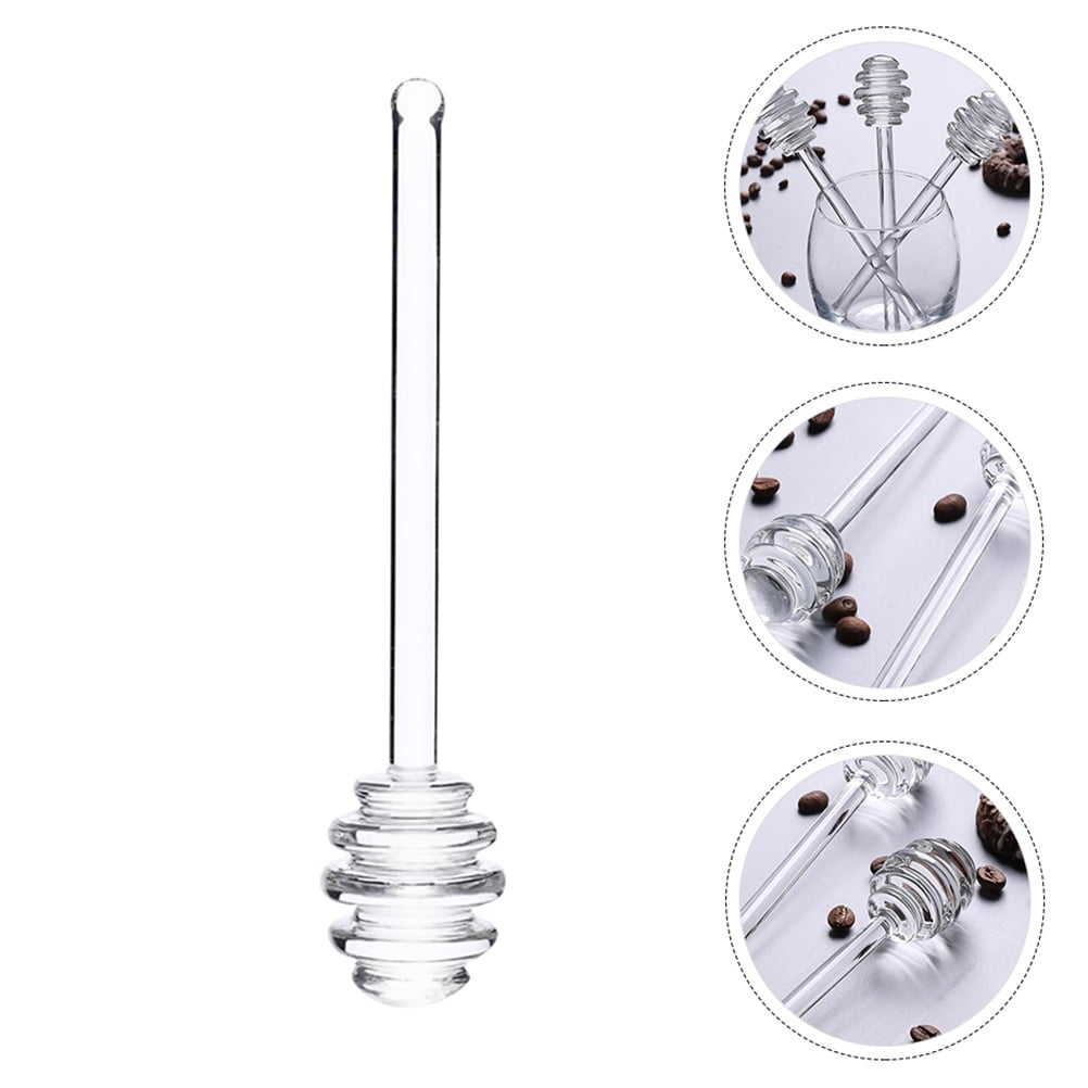 Honey Dipper Sticks Honeycomb Honey Drizzler Plastic for Honey Jar ...