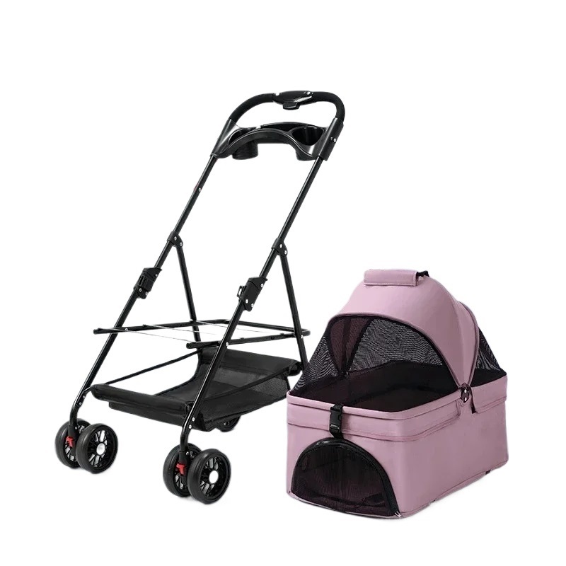 Honey Dog Conveyor With Stroller Carrier And Foldable Removable Cage ...